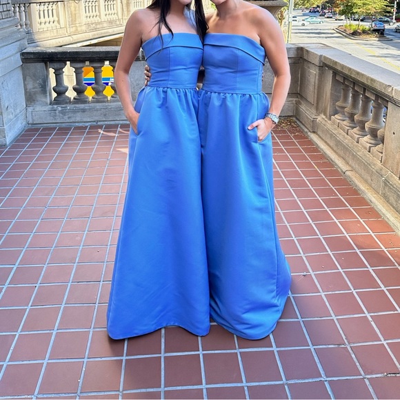 Amsale | Dresses | Amsale Size 4 Light Blue Bridesmaids Dress | Poshmark